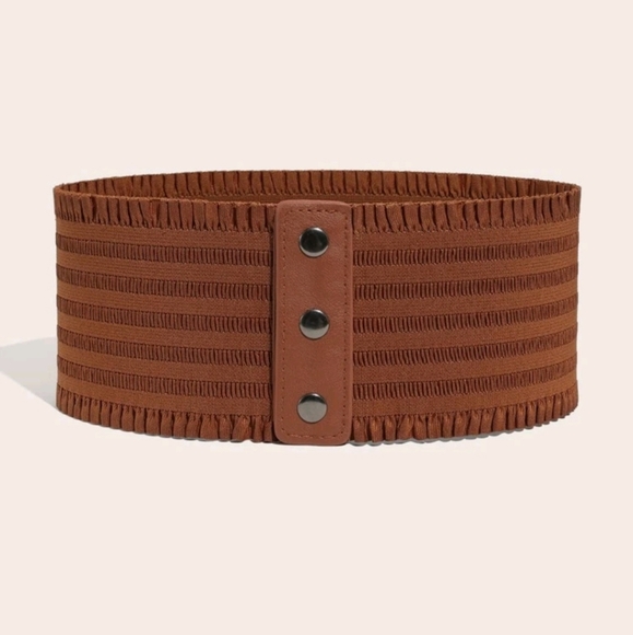 Boutique | Accessories | Belt Ultra Wide Rust Brown Corset Style ...